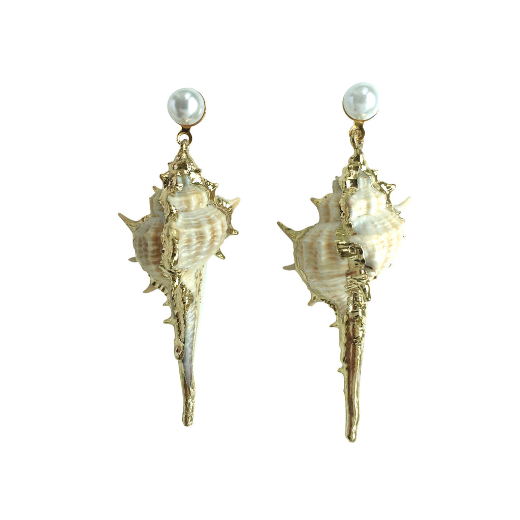 Alana Sea Shell Earrings – AUDEN Jewelry